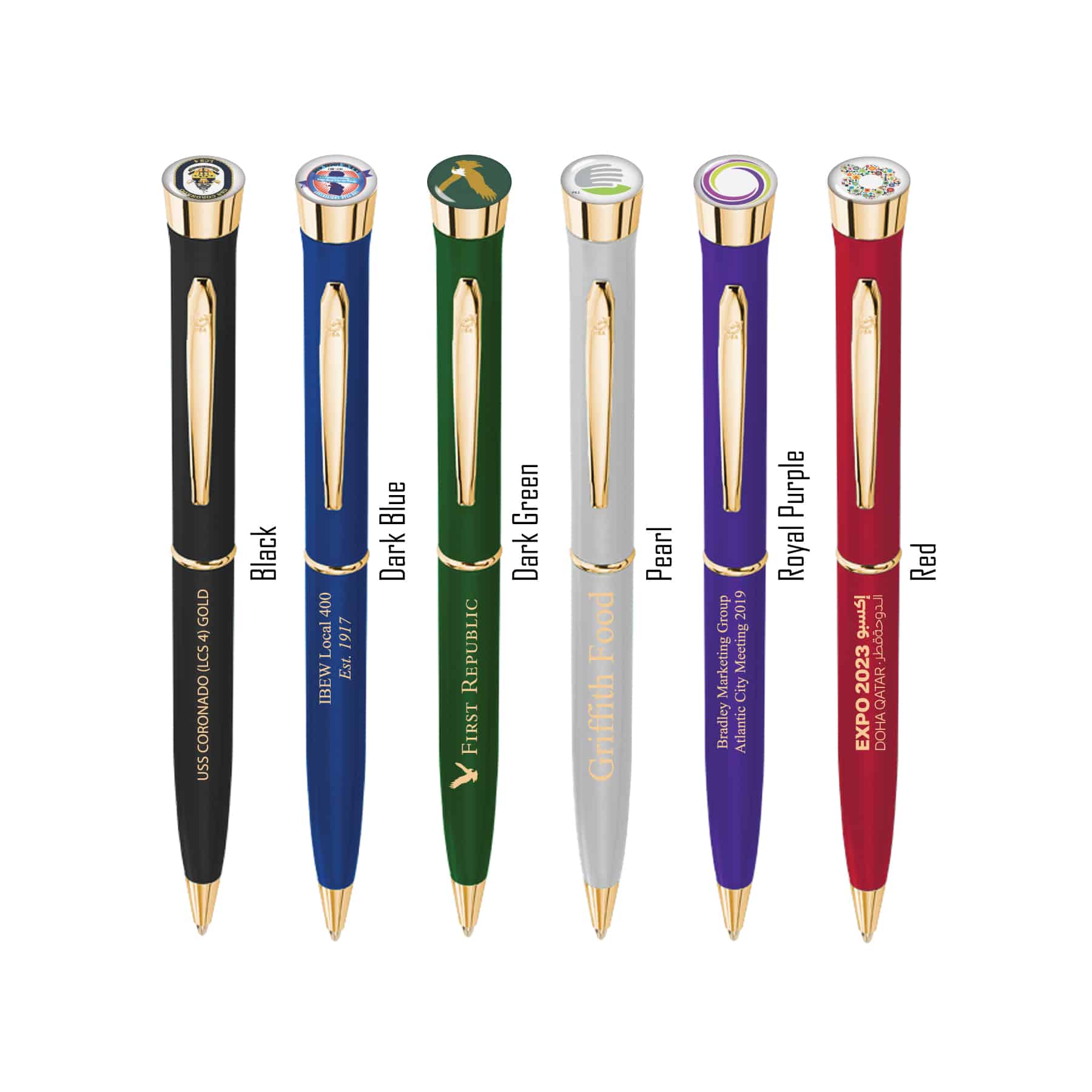 Colour Collection- Garland® USA Made Hefty | Matte Pen | Gold Accents ...