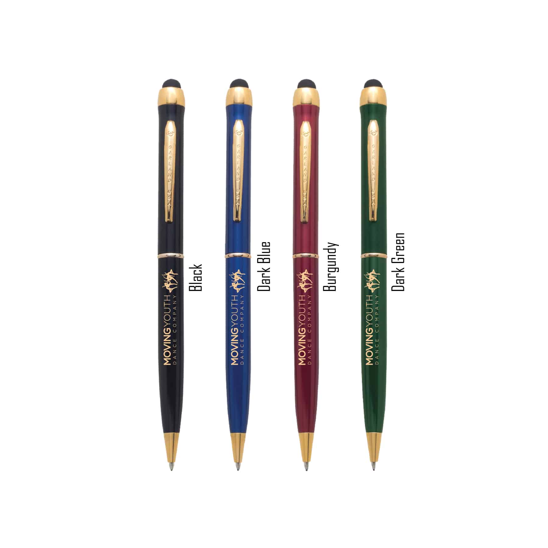 Stylus Collection- Garland® USA Made Hefty | High Gloss Pen | Gold ...
